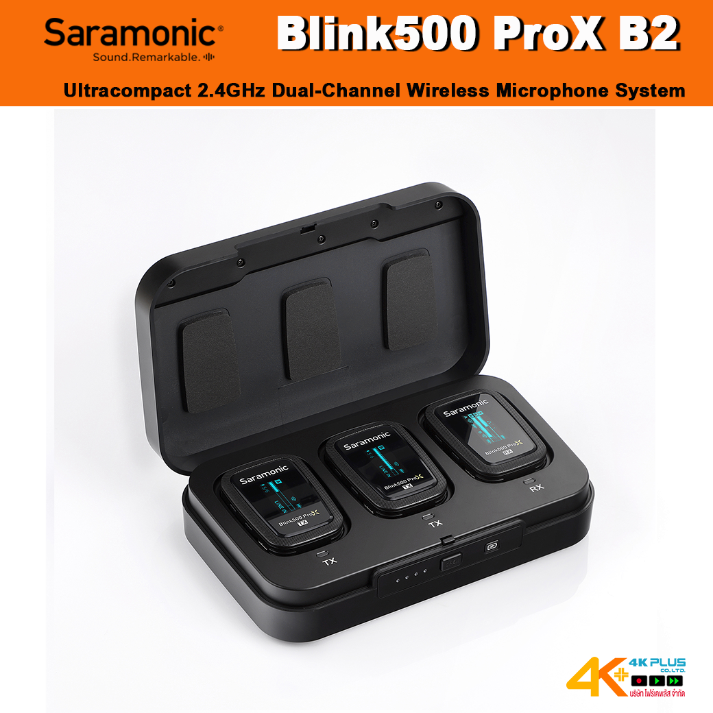 Saramonic Blink500 ProX B2 Wireless Microphone - 4K PLUS CO.,LTD. : Inspired by LnwShop.com (v2)