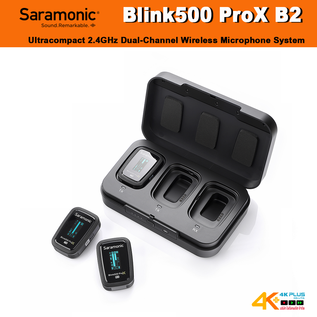Saramonic Blink500 ProX B2 Wireless Microphone - 4K PLUS CO.,LTD. : Inspired by LnwShop.com (v2)