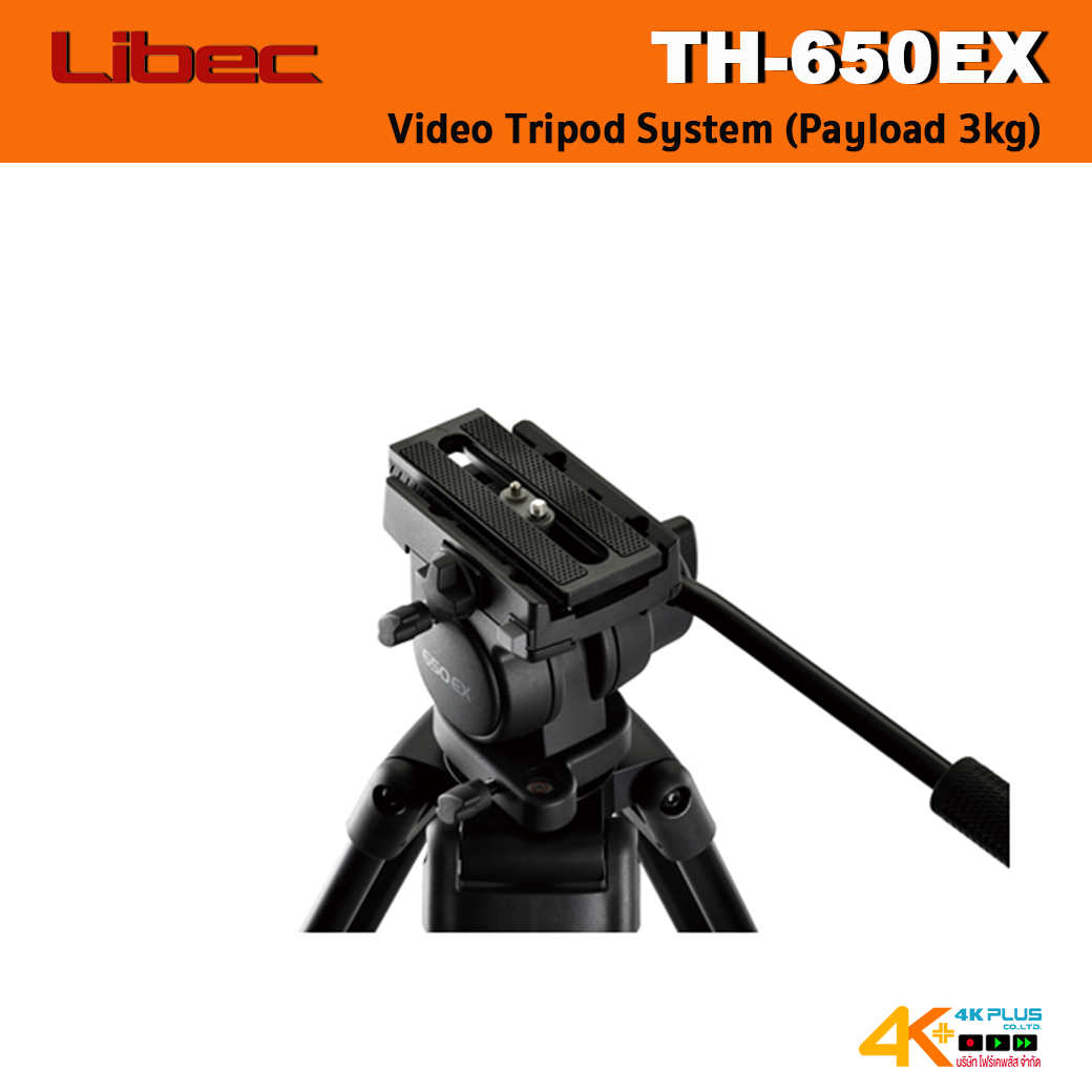 LIBEC TH-650EX Tripod system (Payload 3 kg) - 4K PLUS CO.,LTD. : Inspired by LnwShop.com (v2)