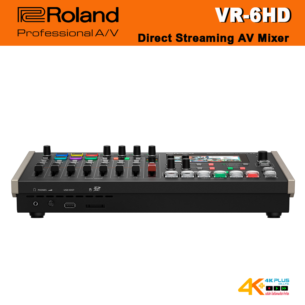 Roland VR-6HD all-in-one Live streaming AV mixer - 4K PLUS CO.,LTD. : Inspired by LnwShop.com (v2)